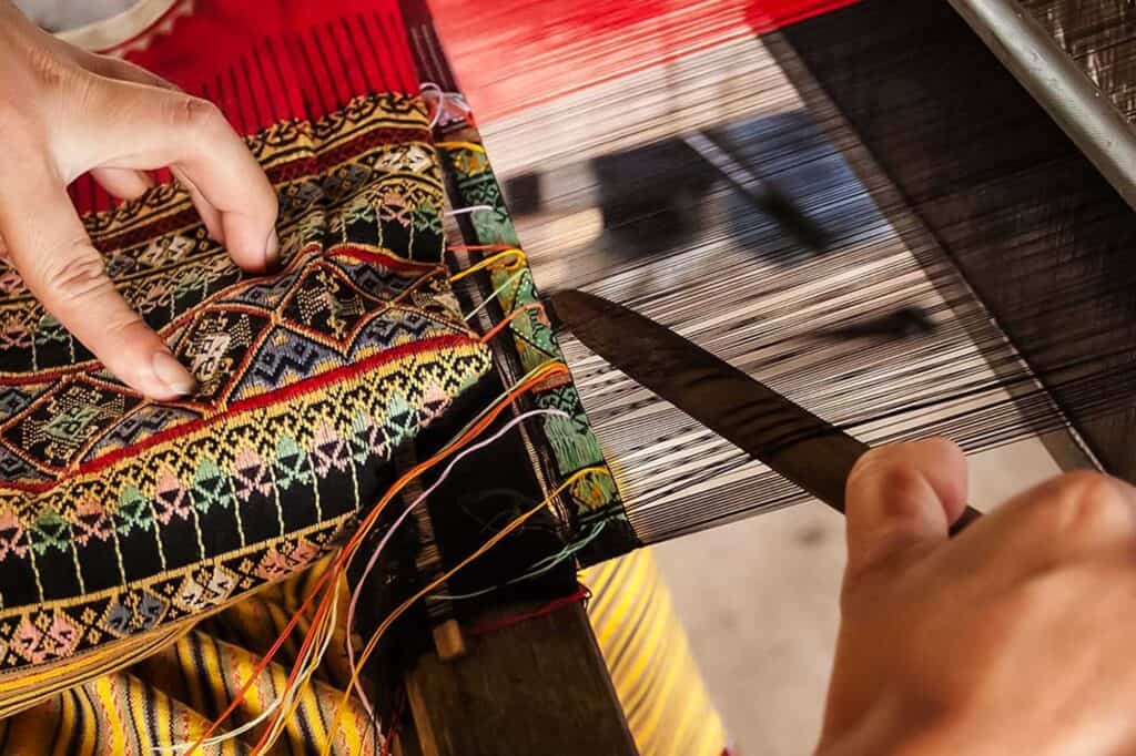 Lao Traditional Naga Motif Weaving: UNESCO Intangible Cultural Heritage ...